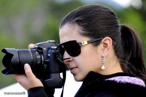 Fotógrafa Laura Sacchetti veio passar feriado na ilha