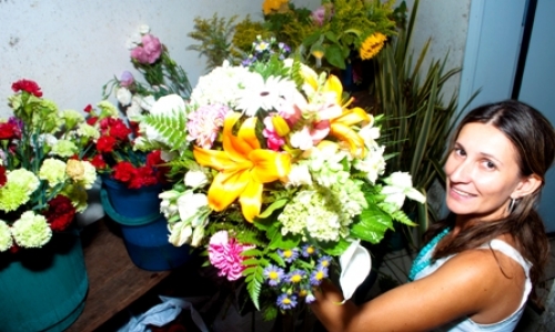 Arte da contemplação das flores