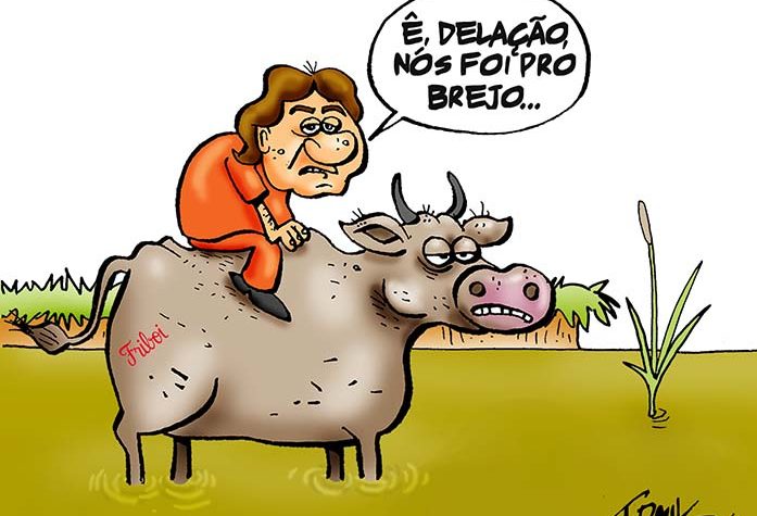 vaca pro brejo | Charge | Notícias do dia
