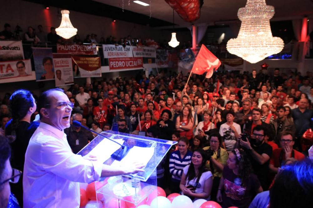 Mariluci Deschamps, Derci Pasqualoto, Vânio dos Santos e Irio Correia nas suplências do PT