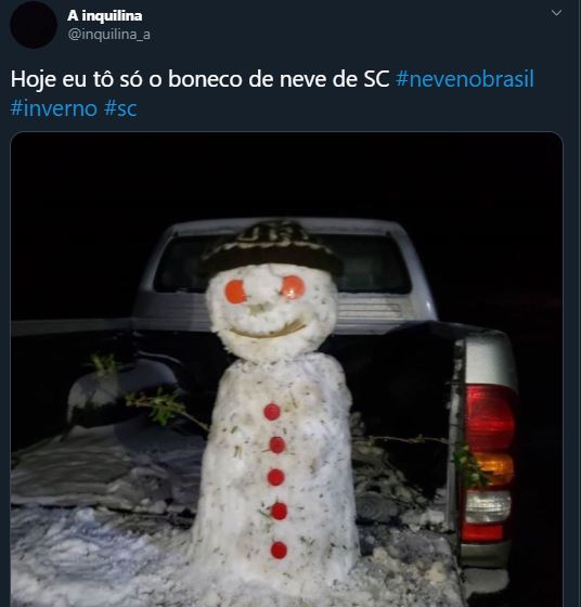 SC ressurge como potência dos memes "bonecos de neve brasileiros"; confira