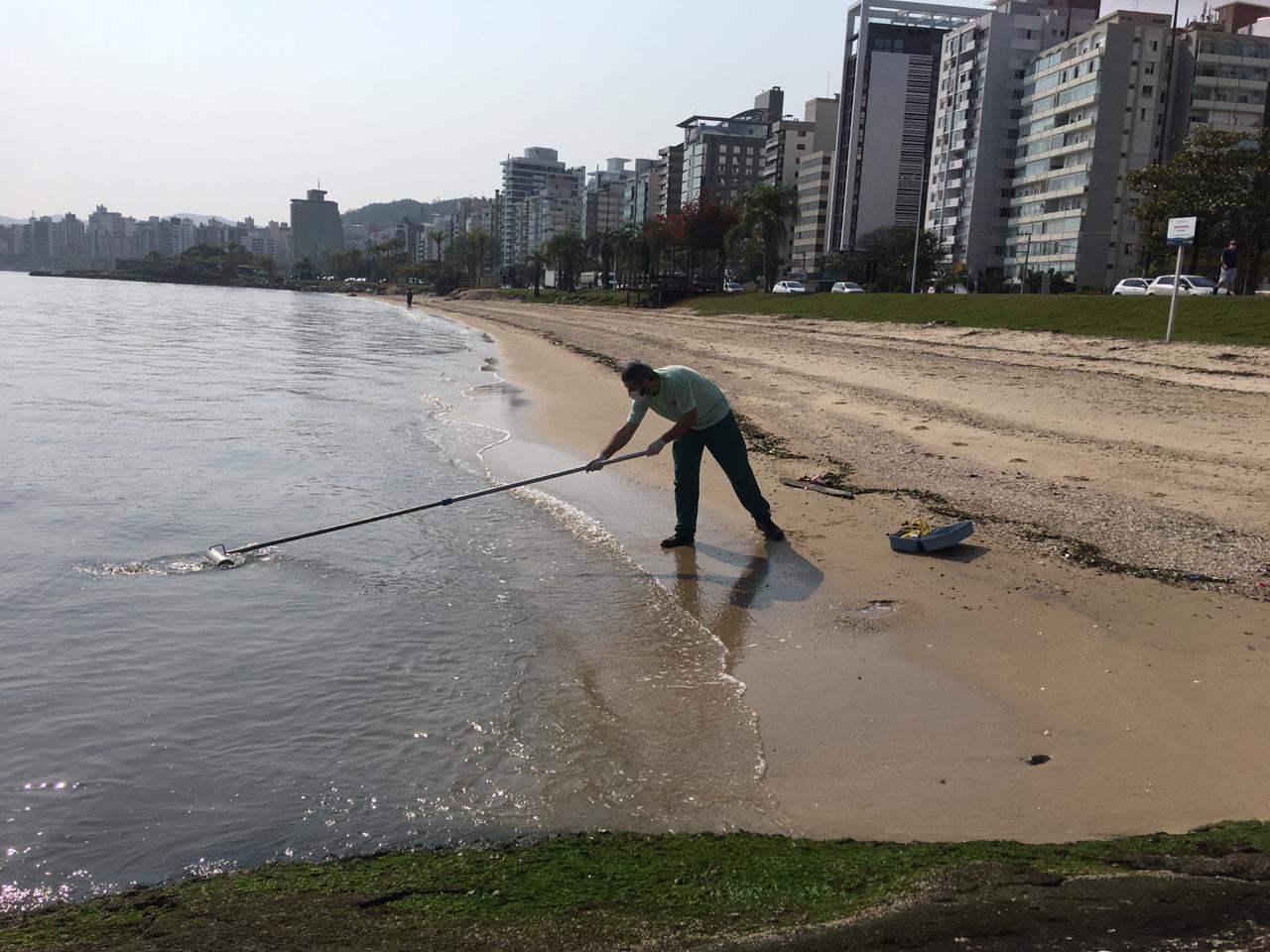 Confira como está a balneabilidade da Beira-Mar Norte, em Florianópolis