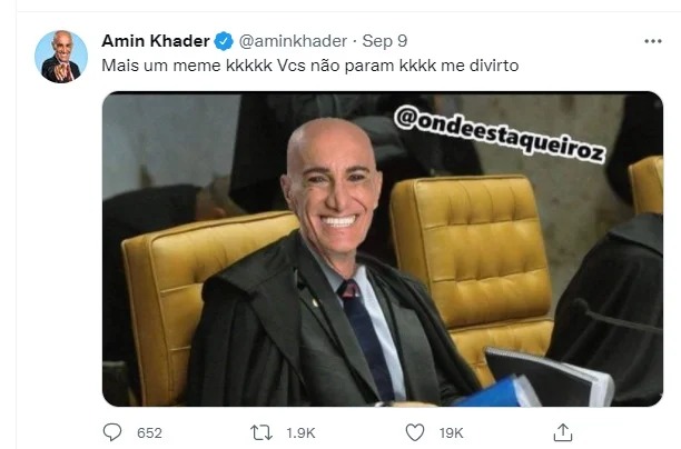 Amin Khader pede para não ser confundido com Alexandre de Moraes e vira ...