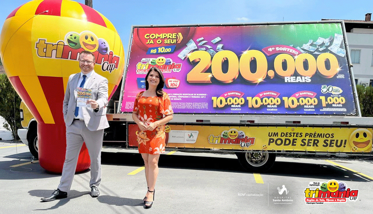 Moradores do Vale do Itajaí ganham prêmios da Trimania; veja lista