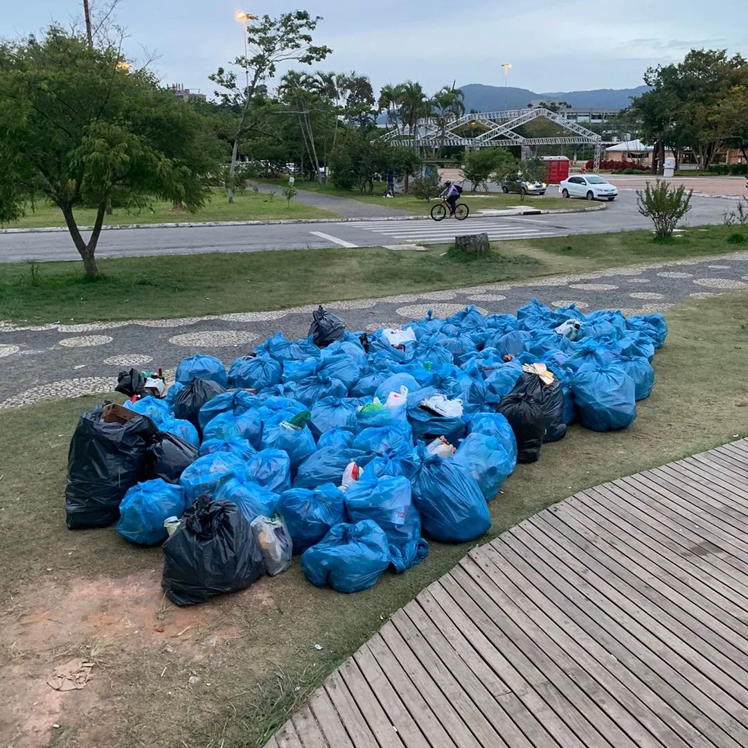 Festa deixa rastro de lixo em campus da UFSC e organizadores promovem ...