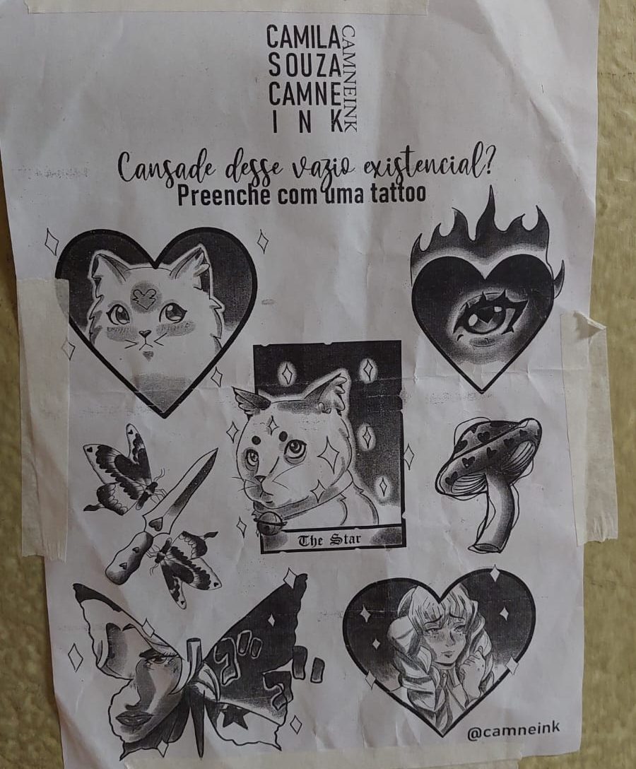 Cansado desse vazio existencial? Tatuadora de Florianópolis tem solução ...