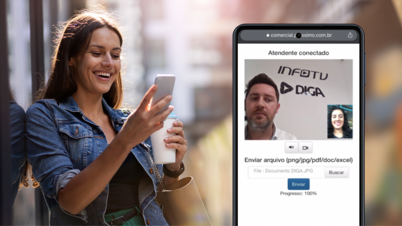 Diga Tecnologia inova com o conceito do atendimento hybrid channel