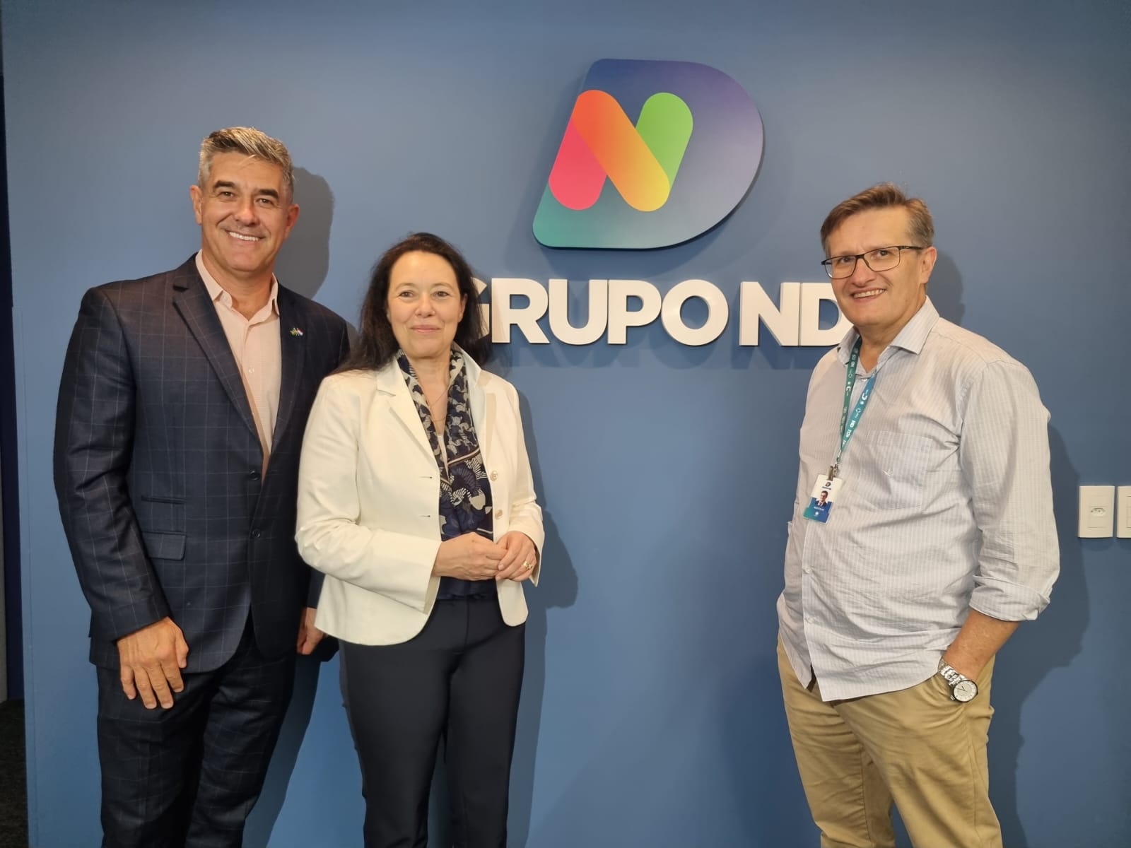 Grupo ND recebe visita de importantes cidadãos de Luxemburgo