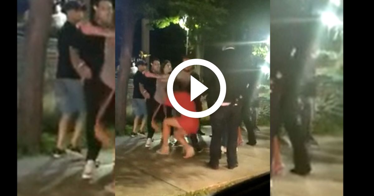 VÍDEO: Após filmar briga, mulher é espancada com socos e chutes na ...