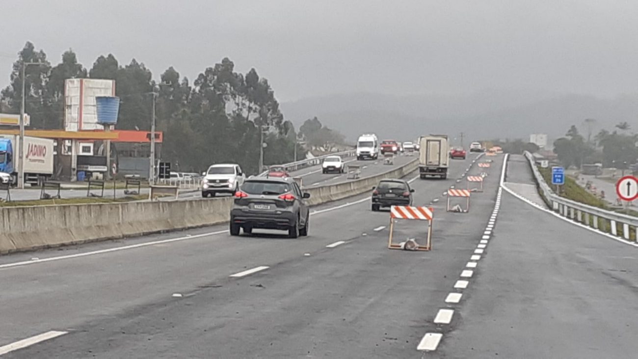 FOTOS: Mais um viaduto é liberado na BR-470 em SC; saiba onde