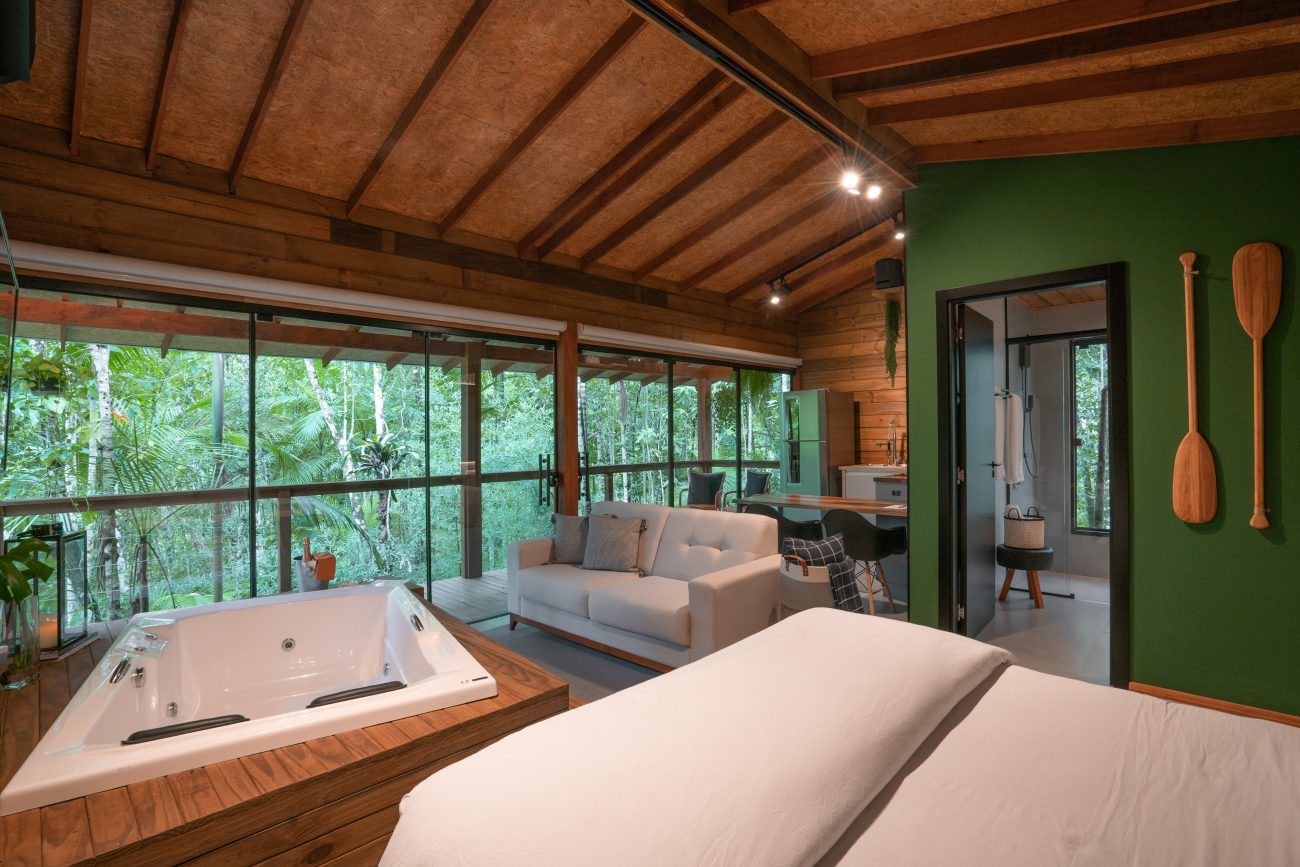 5 cabanas românticas para alugar em SC