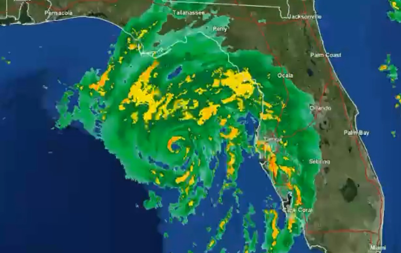 'Furacão devastador': veja imagens da chegada do Idalia