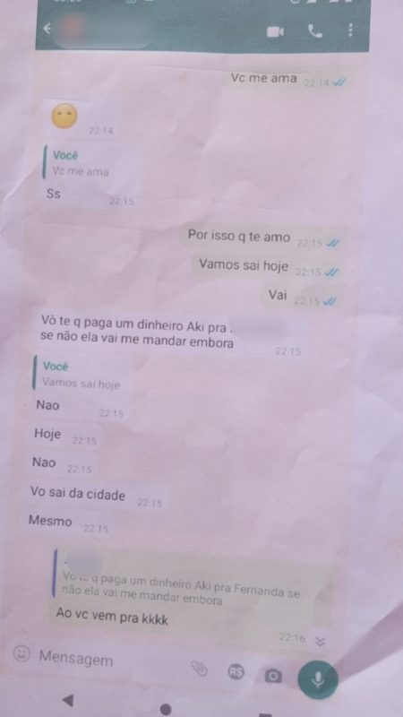 Os prints mais polêmicos da história de sogro e genro de Araraquara (SP ...