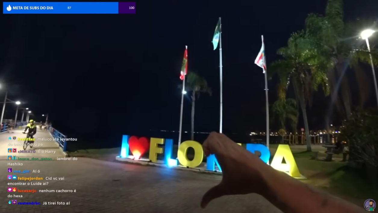 Streamer ‘dá rolê’ por Florianópolis e compara cidade a Singapura ...