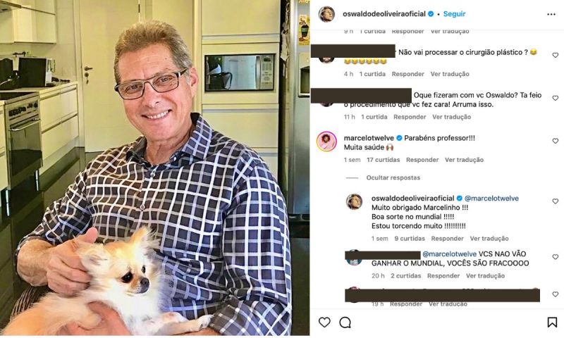 Oswaldo de Oliveira ganha apoio de campeão mundial pelo Real