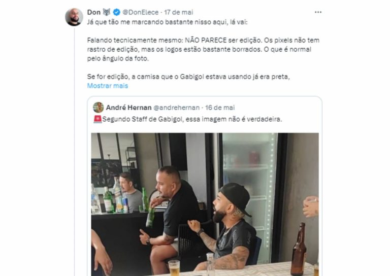 É montagem Gabigol com camisa do Corinthians? Design analisa