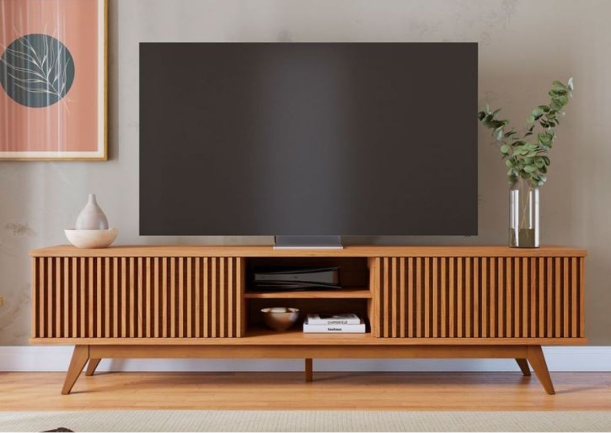 Vida nova para o ambiente: rack elegante e funcional