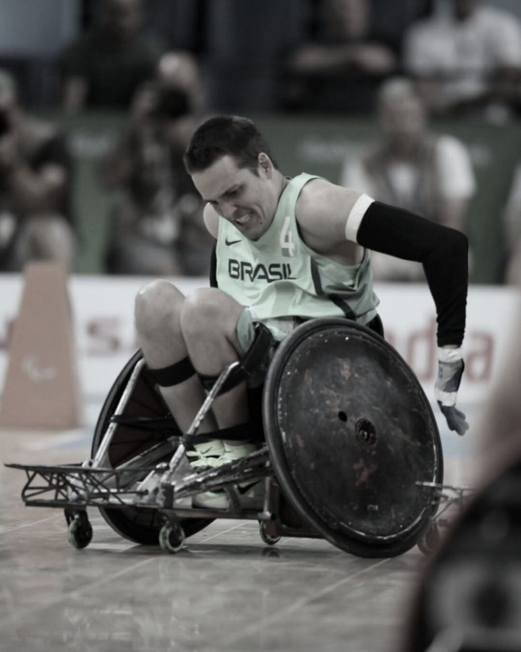 Morre Zé Raul, paratleta manezinho de rugby em cadeira de rodas