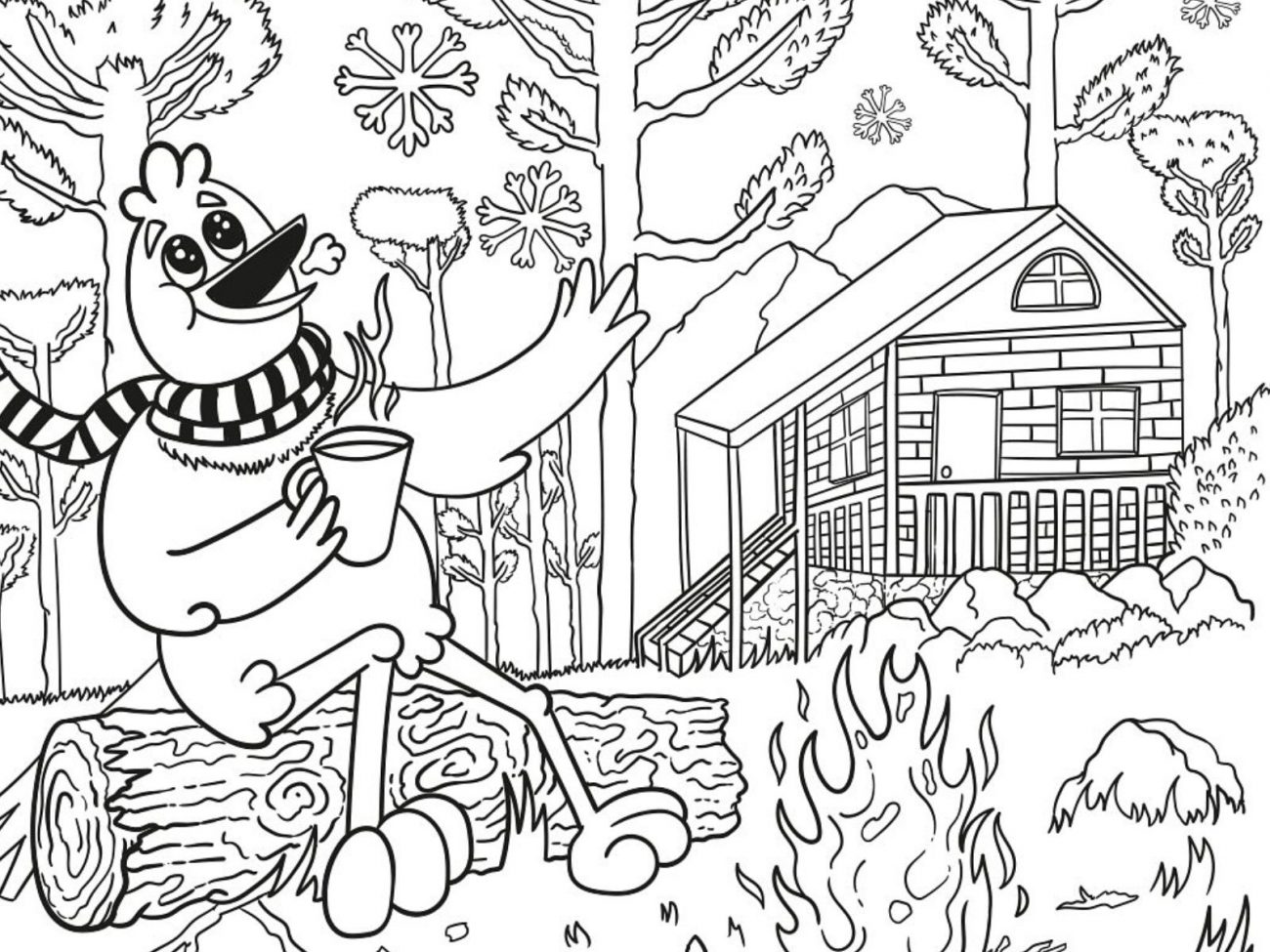 SC lança livro de colorir gratuito no estilo 'Bobbie Goods'