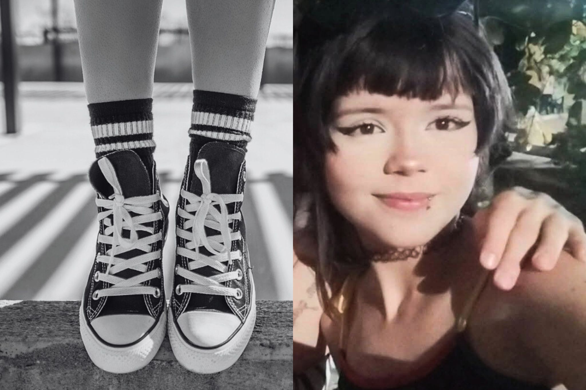 Restos mortais de Nicolly são reconhecidos por All Star nos pés