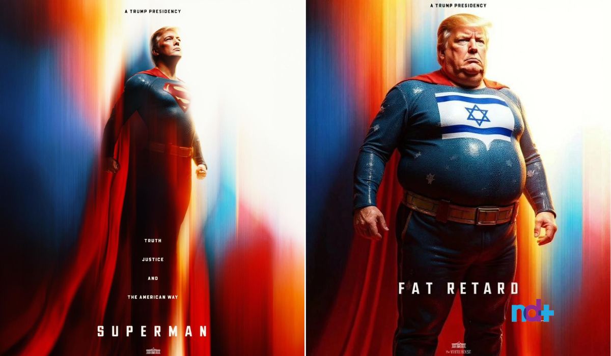 Casa Branca posta foto de 'Superman Trump' e vira meme; veja