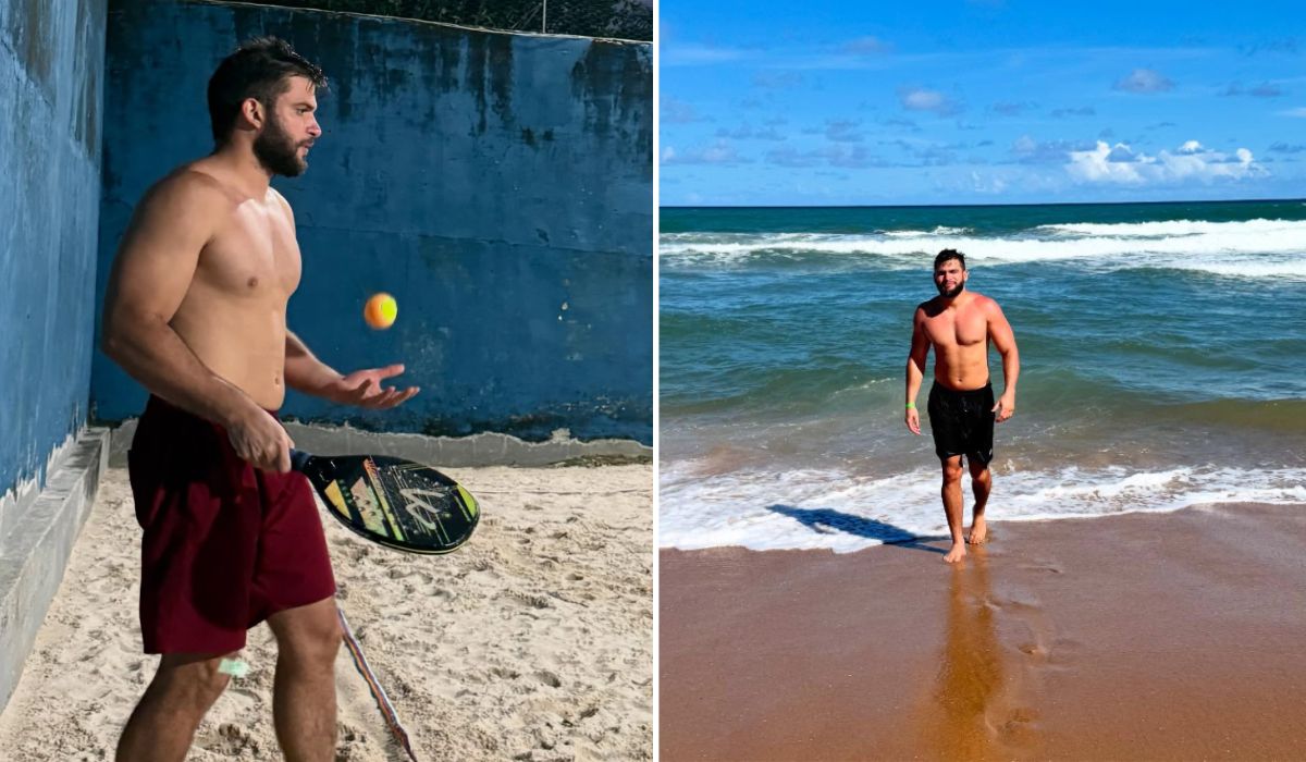 Sem camisa, prefeito de Peixe-Boi viraliza ao pular de ponte