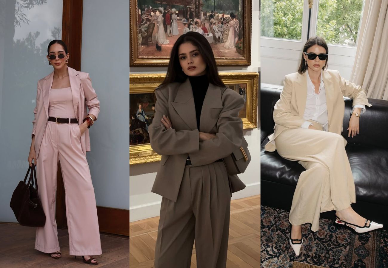O terno colorido que está fazendo mulheres de 30+ se destacarem no trabalho