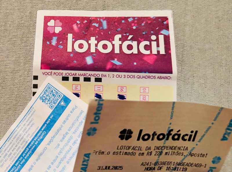 Confira o resultado da Lotofácil da Independência 3480 (06/09)