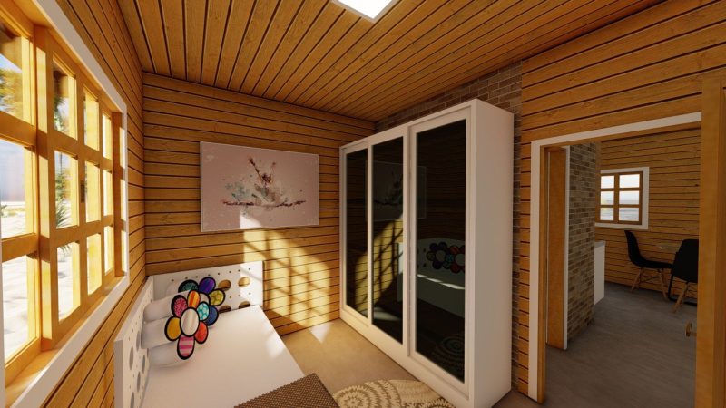 Modelos de casas pré-fabricadas por até R$ 50 mil