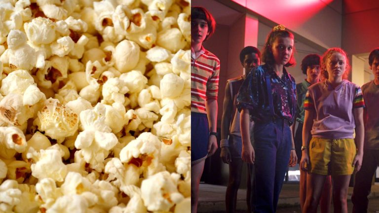 Nova pipoca da Yoki pinta a língua e celebra série da Netflix