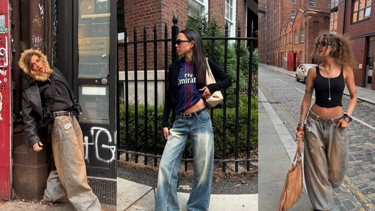 O jeans com lavagem manchada volta forte em 2025; como usar