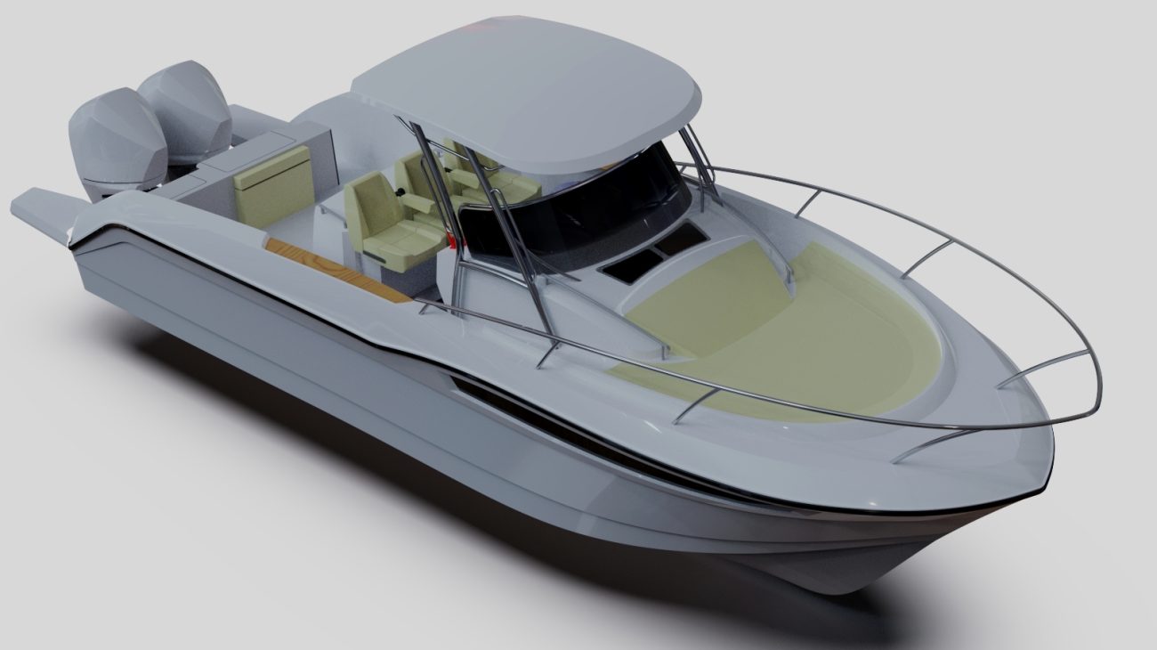 Estaleiro de SC projeta barco em menos de 24 horas