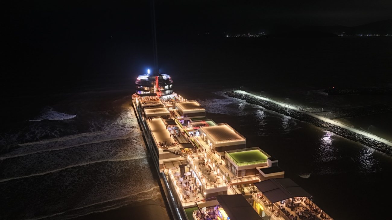 Píer de Itapema é inaugurado e vira novo cartão-postal de SC