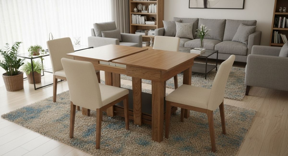 Adeus, mesa de jantar! Nova tendência barata e modulável dá muito mais ...