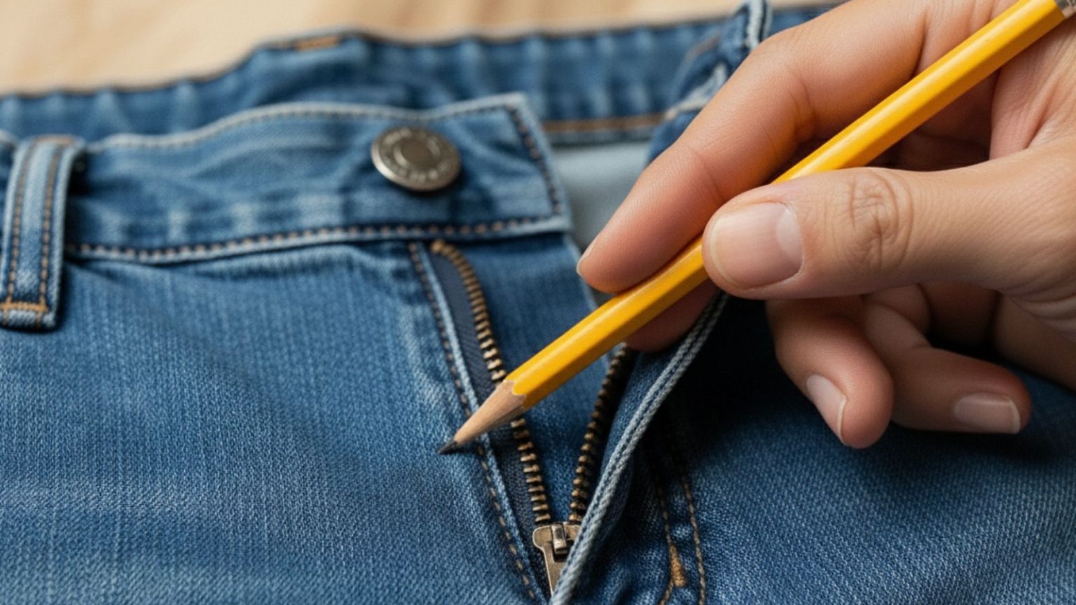 Poucas pessoas sabem: por que é útil esfregar um lápis no zíper quando ...