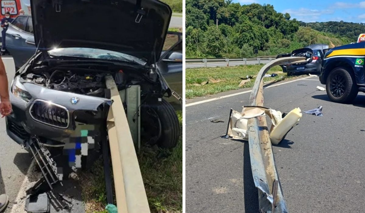 Acidente na BR-376 mata criança de 5 anos após BMW ser atravessada por ...