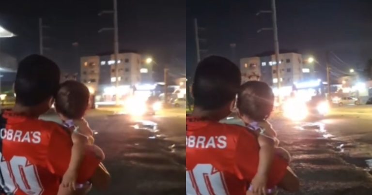 Família emociona ao passar a virada com o pai motorista