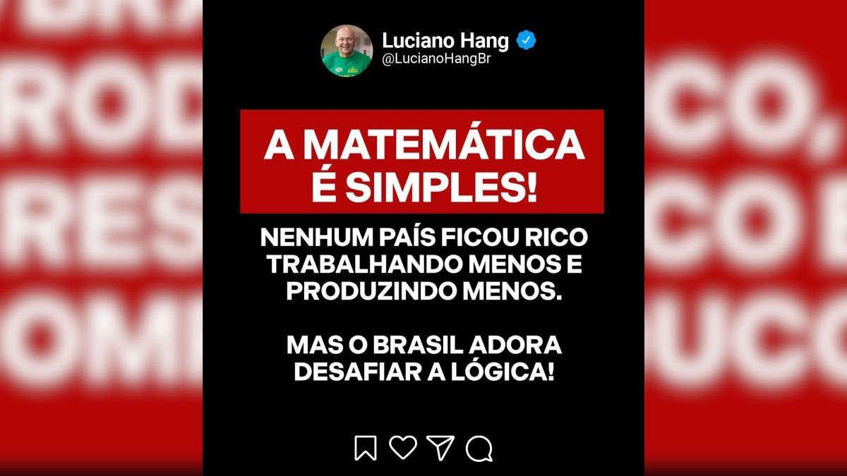 Luciano Hang diz que é 'a favor' da escala 4x3: 'Se for para quebrar o ...