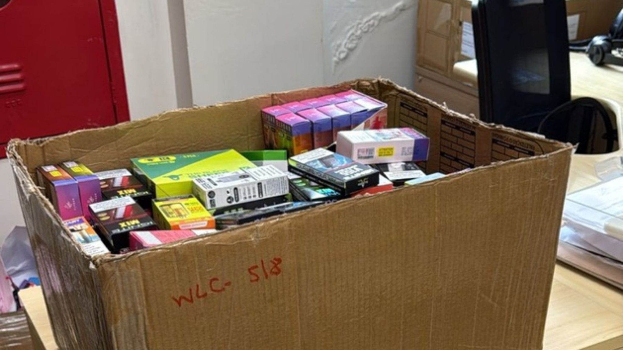 PF apreende 250 vapes e prende suspeito em SC