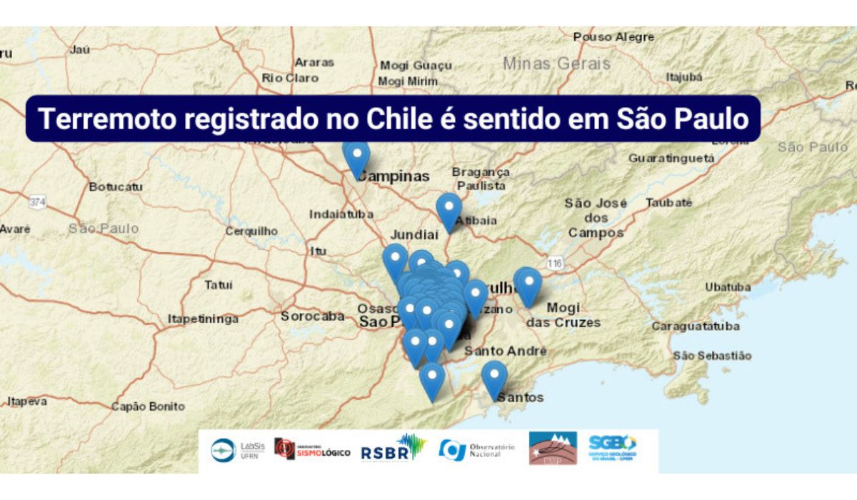 Terremoto no Chile é sentido em São Paulo: 'Tudo balançando'
