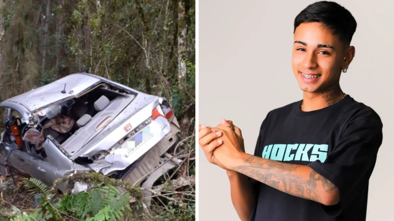 DJ de 22 anos morre em capotamento na BR-280 em SC