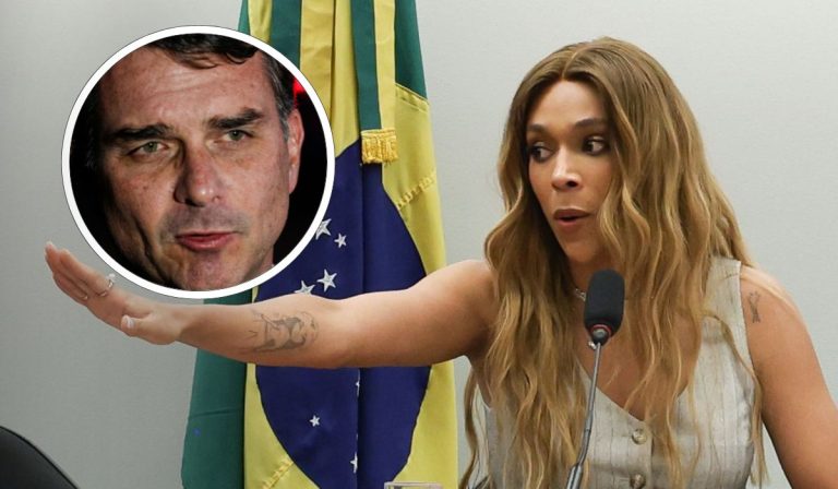Erika Hilton reage à PEC de Flávio Bolsonaro: 'Escala 7x0'